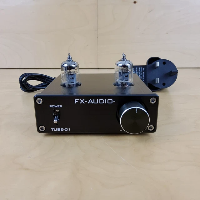 FX AUDIO TUBE-01 Black Tube Preamp Excellent Condition £39.99 - PicClick UK