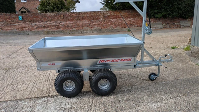 OFF-ROAD GALV TIPPING Trailer CRH UK made - 920kg payload. £2,450.00 ...