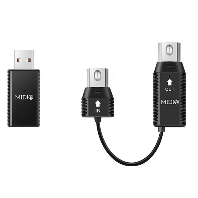 MIDI ZU USB Kabel MIDI Controller Schnittstellenadapter Verbinder ...