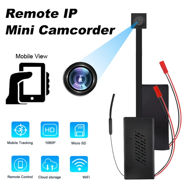 PORTABLE WIFI MINI Camera 1080P HD Pinhole DIY Module Screw IP DVR ...