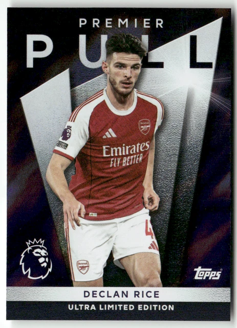 TOPPS PREMIER LEAGUE 2025-26 No. PP 1 Declan Rice Platinum Pull £19.70 ...