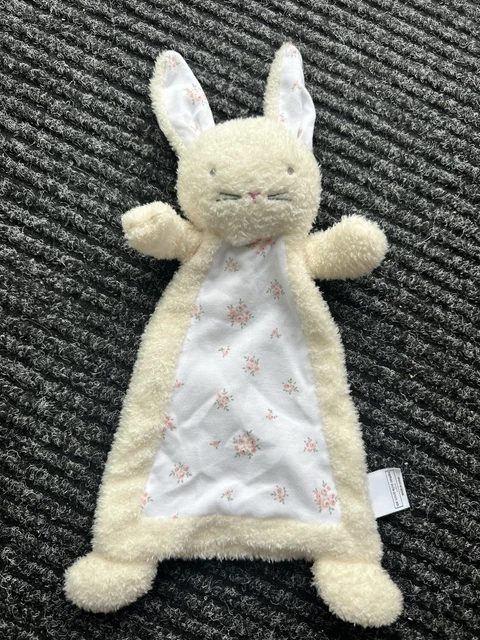 THE LITTLE WHITE Company Floral Bunny Rabbit Cosette Comforter Cream ...