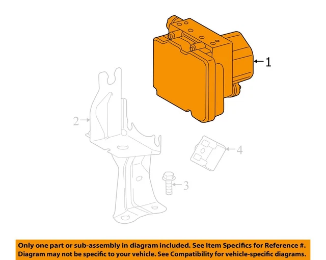 2015-2017 TOYOTA CAMRY Abs Pump Control Module FMFQM $60.53 - PicClick CA