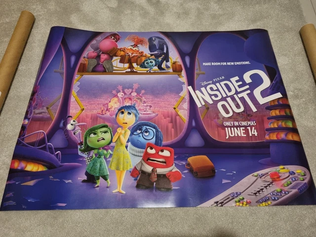 INSIDE OUT 2 Disney - Pixar Official Cinema Quad Poster 2024 EUR 14,86 ...