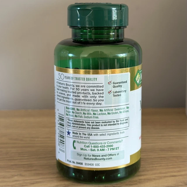 NATURE'S BOUNTY MAGNESIUM 400 mg, 75 Softgels Exp 02/26 £8.00 - PicClick UK