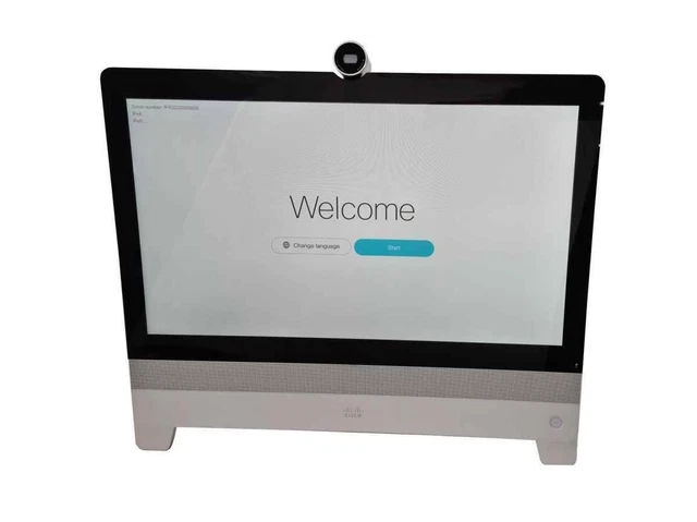 CISCO WEBEX DX80 CP-DX80-K9 With VESA Mount Adapter No Wall Bracket No Power Sup EUR 89,00 ...