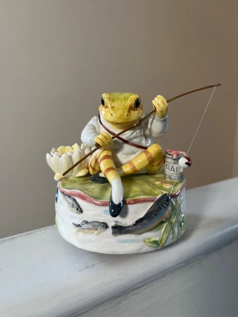 BEATRIX POTTER BORDER Fine Arts Mr Jeremy Fisher Fishing Musical ...