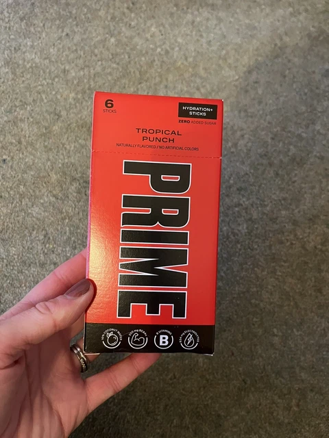 PRIME HYDRATION ENERGY Drink Powder Sachets 6 In A Box Blue Raspberry £ ...