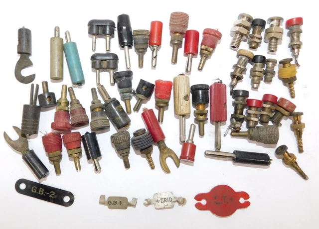 1920'S/30'S ASSORTED RADIO plugs and sockets - x45 £13.00 - PicClick UK