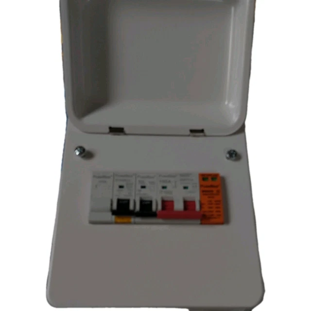 FUSEBOX EV32AX EV Charger Distribution Board, SPD-T2, 100A, TypeA 32A ...