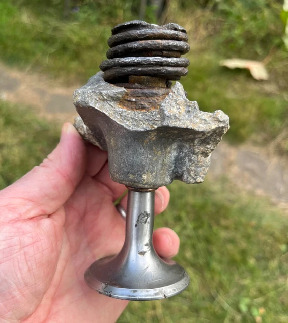 WW2 BATTLE OF Britain Messerschmitt Bf110 engine valve relic, WNr 2137 ...