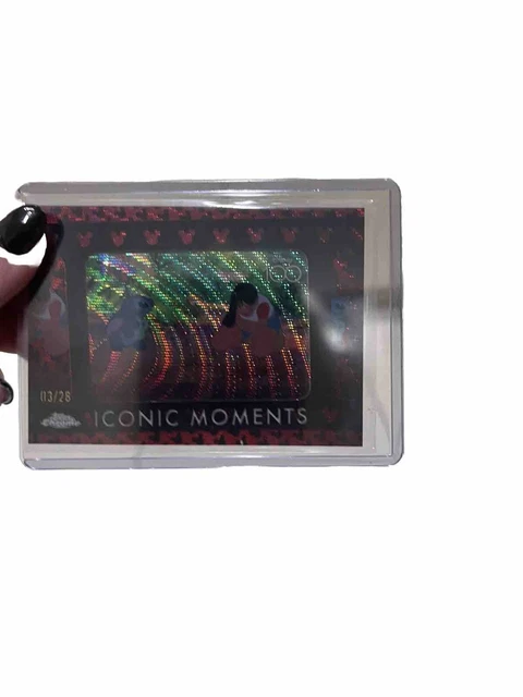 2023 DISNEY TOPPS chrome lilo & point Ohana moment emblématique ...