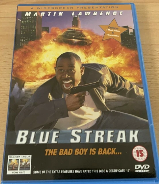 BLUE STREAK DVD Martin Lawrence Widescreen 2008 Comedy Cert 15 EUR 5,94 - PicClick IT