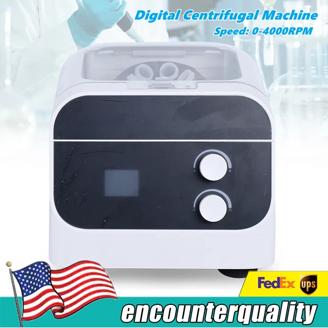 CENTRÍFUGA DIGITAL DE laboratorio médico 4000 rpm prp máquina centrífuga de sangre de plasma EE ...