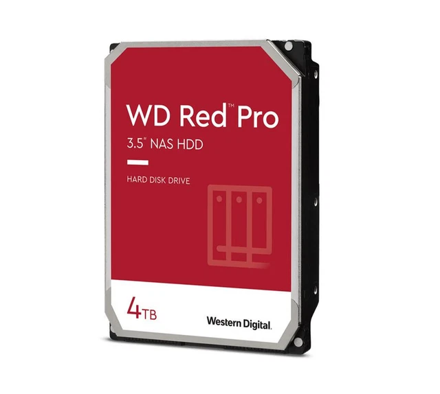 WESTERN DIGITAL WD Red Pro 4TB 3.5' NAS HDD SATA3 7200RPM 256MB Cache ...