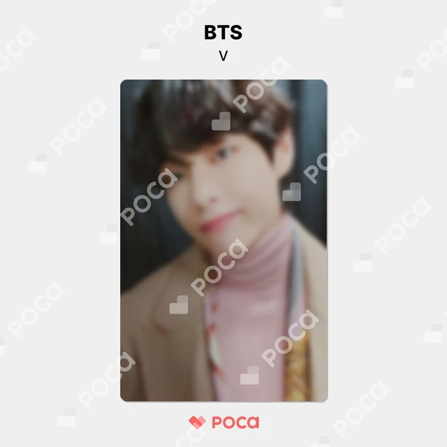 [BTS V] MAP OF THE SOUL TOUR Carte photo officielle Light Stick Édition ...