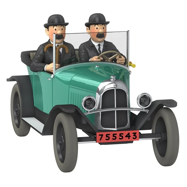 COLLECTIBLE CAR TINTIN, the Thomson and Thompson Citroën 5CV Nº27 1/24 ...