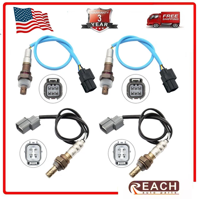 4PCS OXYGEN O2 Sensor Upstream+Downstream For Honda Odyssey 3.5L V6 ...