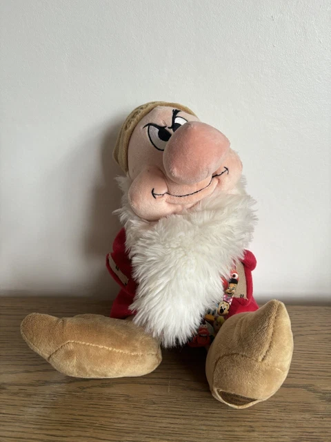DISNEY STORE SNOW White And The Seven Dwarves Grumpy Plush Soft Toy New ...