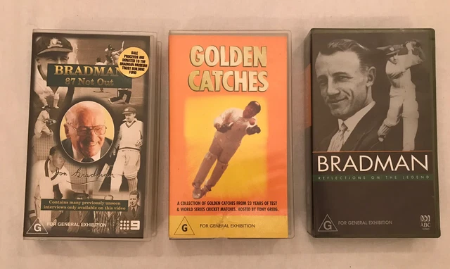 VINTAGE CRICKET BRADMAN - Golden Catches VHS Videos X 3 $81.50 ...