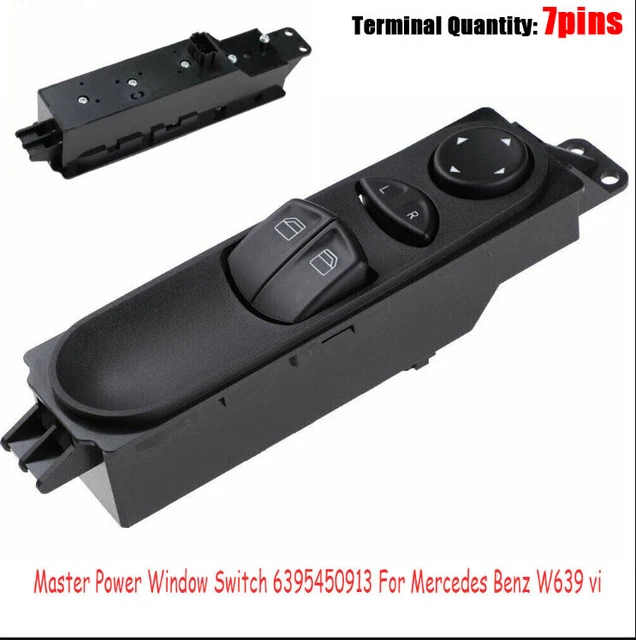 AU POWER WINDOW Switch Master 6395450913 For Mercedes Benz W639 Vito ...