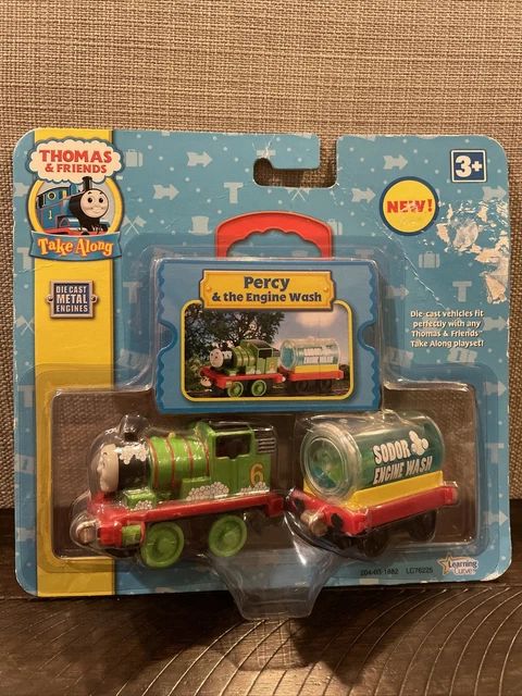 THOMAS AND FRIENDS Take-Along Percy and Sodor moteur lavage 2008 métal ...