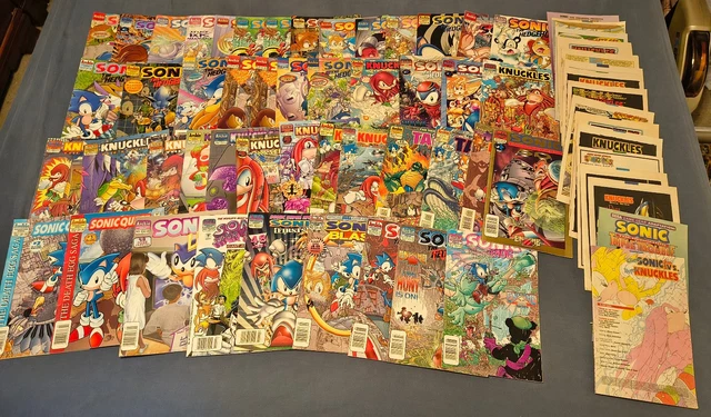 VINTAGE ARCHIE SONIC the Hedgehog Comics - Lot of 63, ex: Full Endgame ...