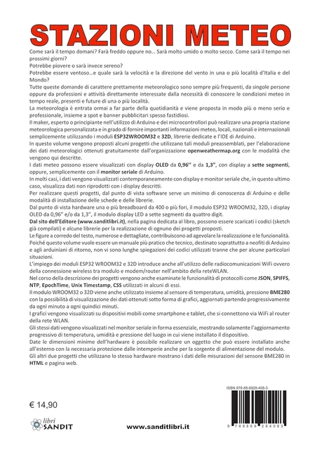 GIUSEPPE ZELLA STAZIONI meteo con Arduino IDE, ESP32 Wroom 32 - 32D ...