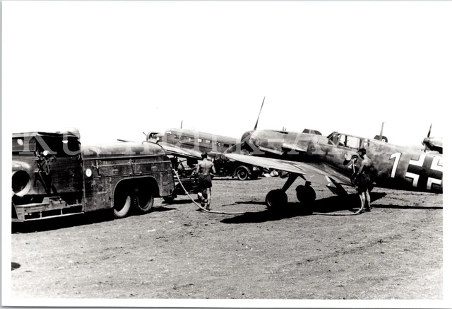 S787 FOTO WEHRMACHT Archiv Repro Luftwaffe Flugzeug Griechenland Me109 ...