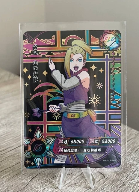 INO YAMANAKA NR-SLR-040 Black Naruto Kayou Card TCG Mint Ultra Rare EUR ...