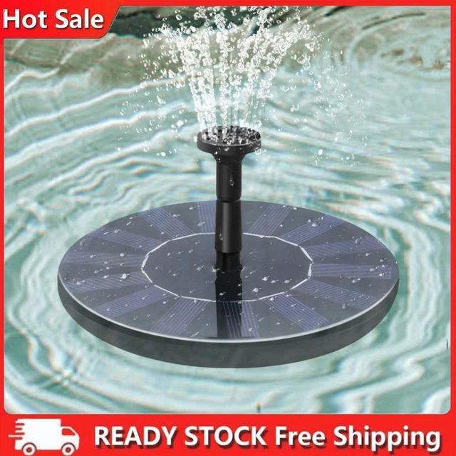 SOLAR FLOATING WATER Pump Floating Garden Water Fountain for Bird Bath ...