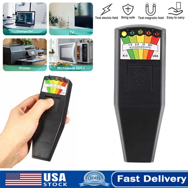 MAGNETIC FIELD DETECTOR K2 EMF Meter KII Ghost Hunting Paranormal ...