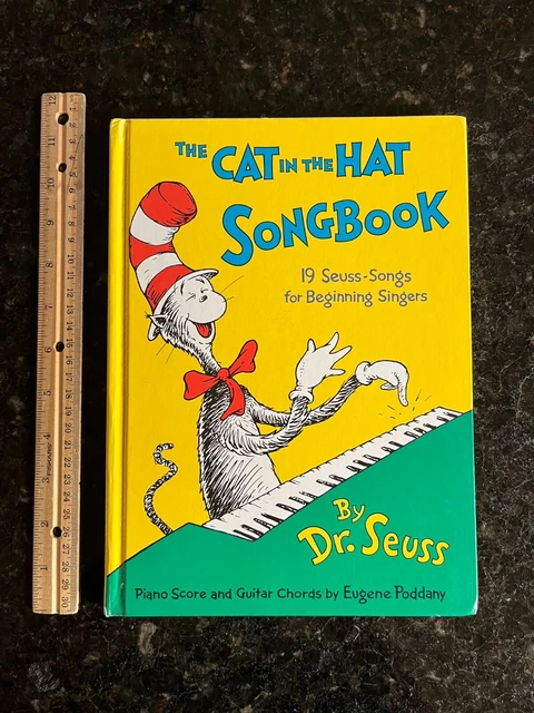 THE CAT IN the Hat Songbook Dr. Seuss large oversize beginner hardcover ...