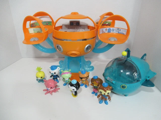 OCTONAUTS OCTOPOD PLAYSET Gup-A Mega Pack set lot 8 figures Inkling ...
