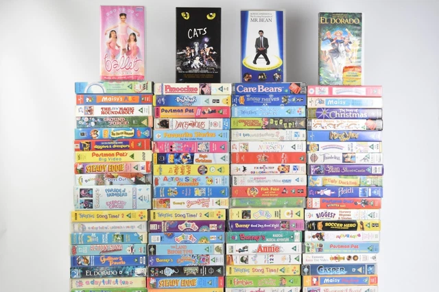 CHILDREN'S VHS BUNDLE Postman Pat Barney Tweenies Tots TV & More £29.99 ...