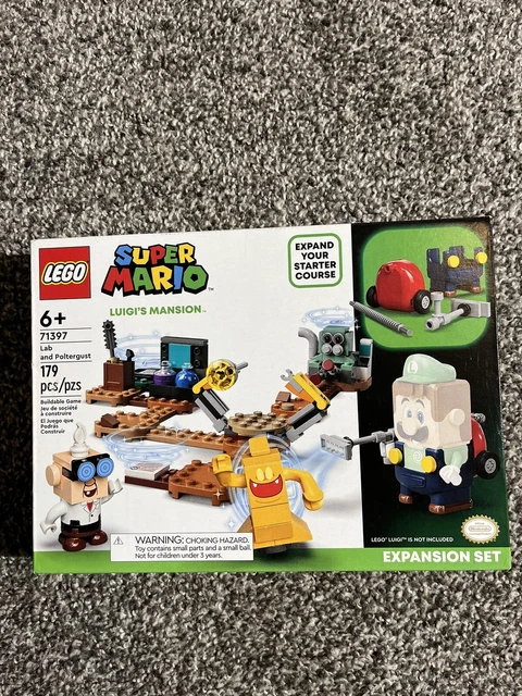 LEGO SUPER MARIO: Luigi’s Mansion Lab and Poltergust Expansion Set ...