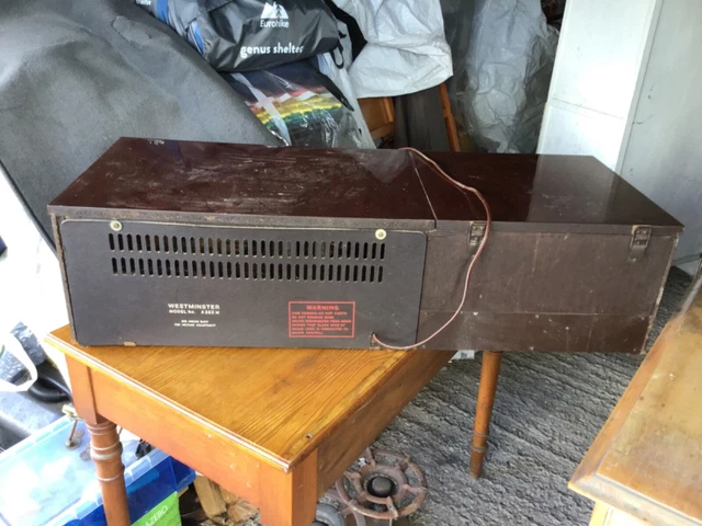VINTAGE WESTMINSTER c.1960’s Valve radiogram/music centre vinyl ...