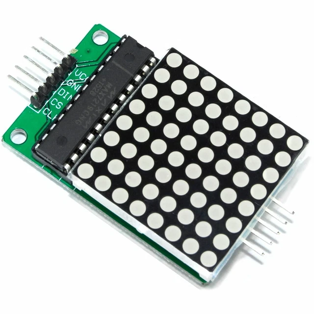 MAX7219 8X8 ROSSO Seriale Dot Matrix Display Modulo LED Pi Arduino Flux ...