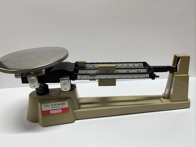 VINTAGEOHAUS TRIPLE BEAM Balance 2610g Scale USA Made 3 Beam Scale ...