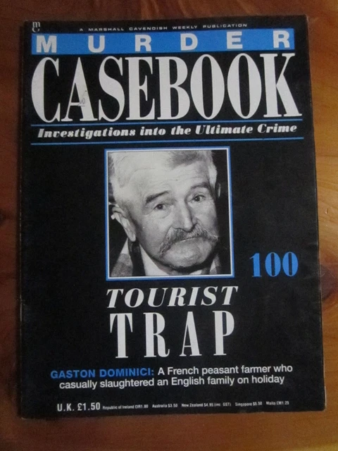MAGAZINE MURDER CASEBOOK Tourist Trap No. 100 Great ** Must See EUR 2 ...