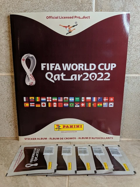 PANINI QATAR 2022 Fifa World Cup Sticker Album + 5 Packs *New* Soccer $22.99 - PicClick CA