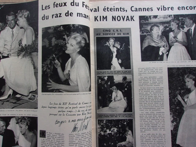 CINÉMONDE N°1294 DE 1959: Jacques Charrier-Alain Delon-Kim Novak-Simone ...