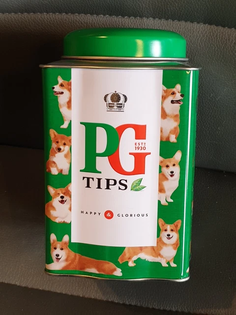 PG TIPS LIMITED Edition Collectors Queens Platinum Jubilee Tin Happy ...