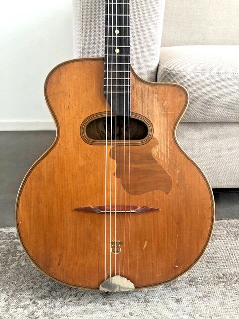 1950S ACOUSTIC GYPSY Jazz / Django guitar by French luthier René Gerome ...