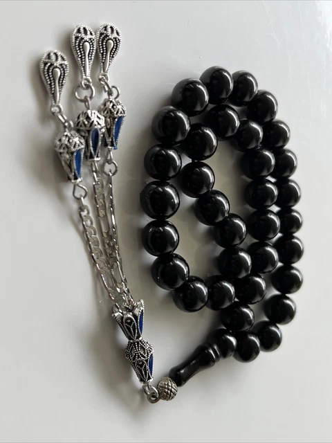 ALTE GEBETSKETTE aus Oltu Jet Gagat Tesbih Tespih Rosenkranz Prayer ...