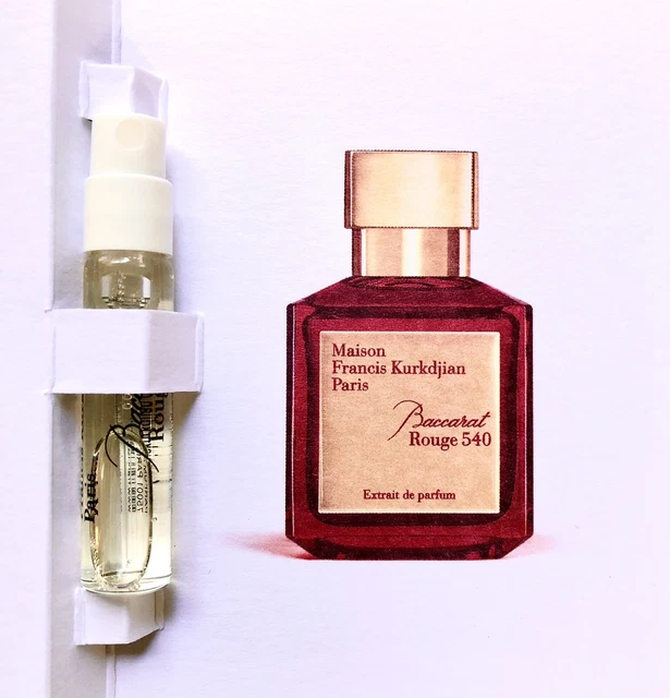 MAISON FRANCIS KURKDJIAN Baccarat Rouge 540 Extrait De Parfum 2ml Neuf ...