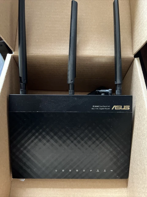 ASUS RT-AC66U AC1900 1300 Mbps 4 Port Gigabit Wireless AC Router $30.00 ...