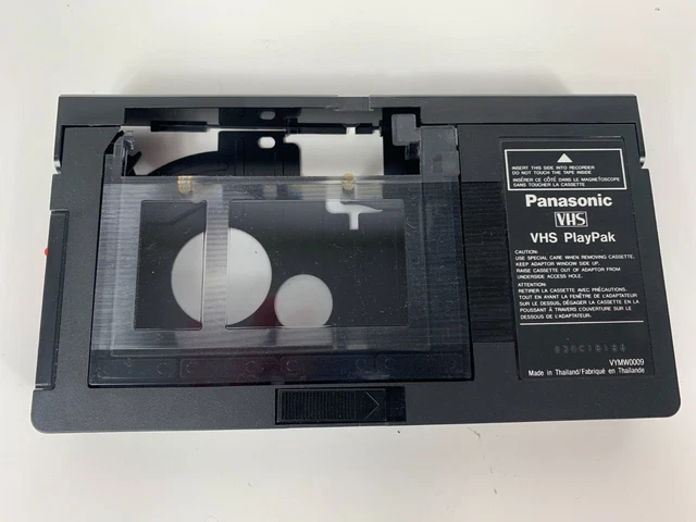 PANASONIC VHS PLAYPAK VHS-C to VHS Motorized Converter Adapter VYMW0009 ...