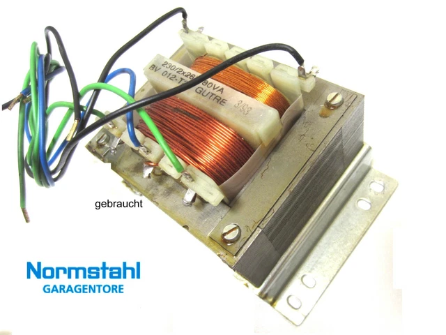 NORMSTAHL TRAFO GUTRE Transformator Garagentorantrieb BV 012-T23 2 x 26 ...