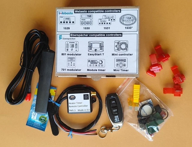 REMOTE CONTROL FOR Webasto and Eberspächer Parking Heating Timers £154. ...